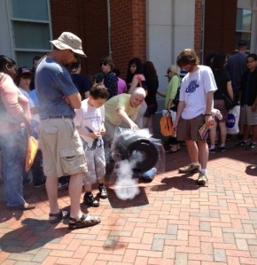 Physics demonstrations: vortex cannon! | Skulls in the Stars